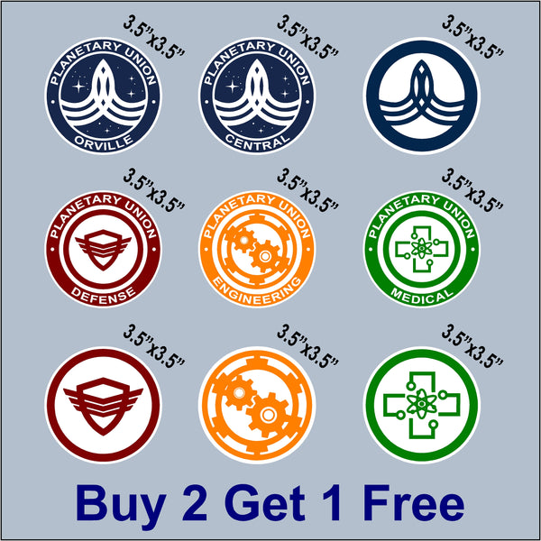 The Orville Ultimate Fan Patch Kit - Indoor/Outdoor Sticker 3.5" or 2 ...